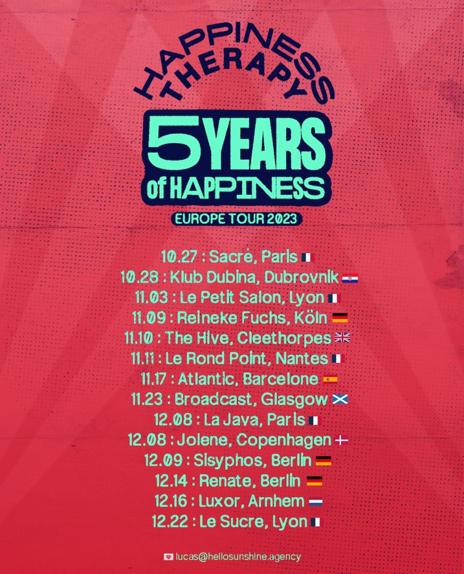 Happiness Therapy dévoile sa compilation : 5 Years Of Happiness - We ...
